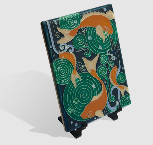 6x8 Koi Pond Art Tile – The Westcott House