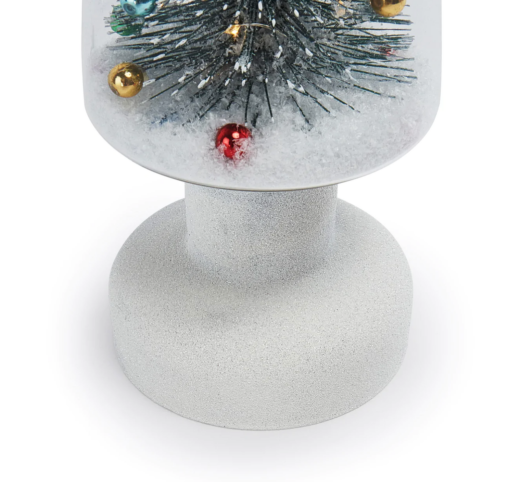 MoMA LED Snowy Wonderland Glass Lighted Tree – The Westcott House